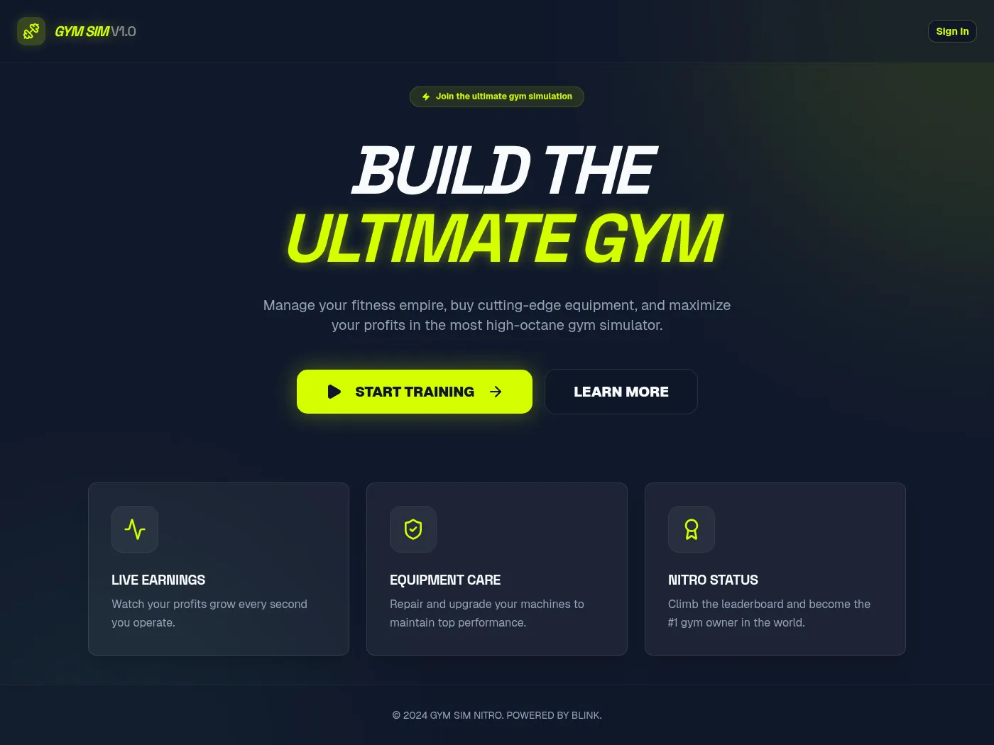 Gym Sim Pro