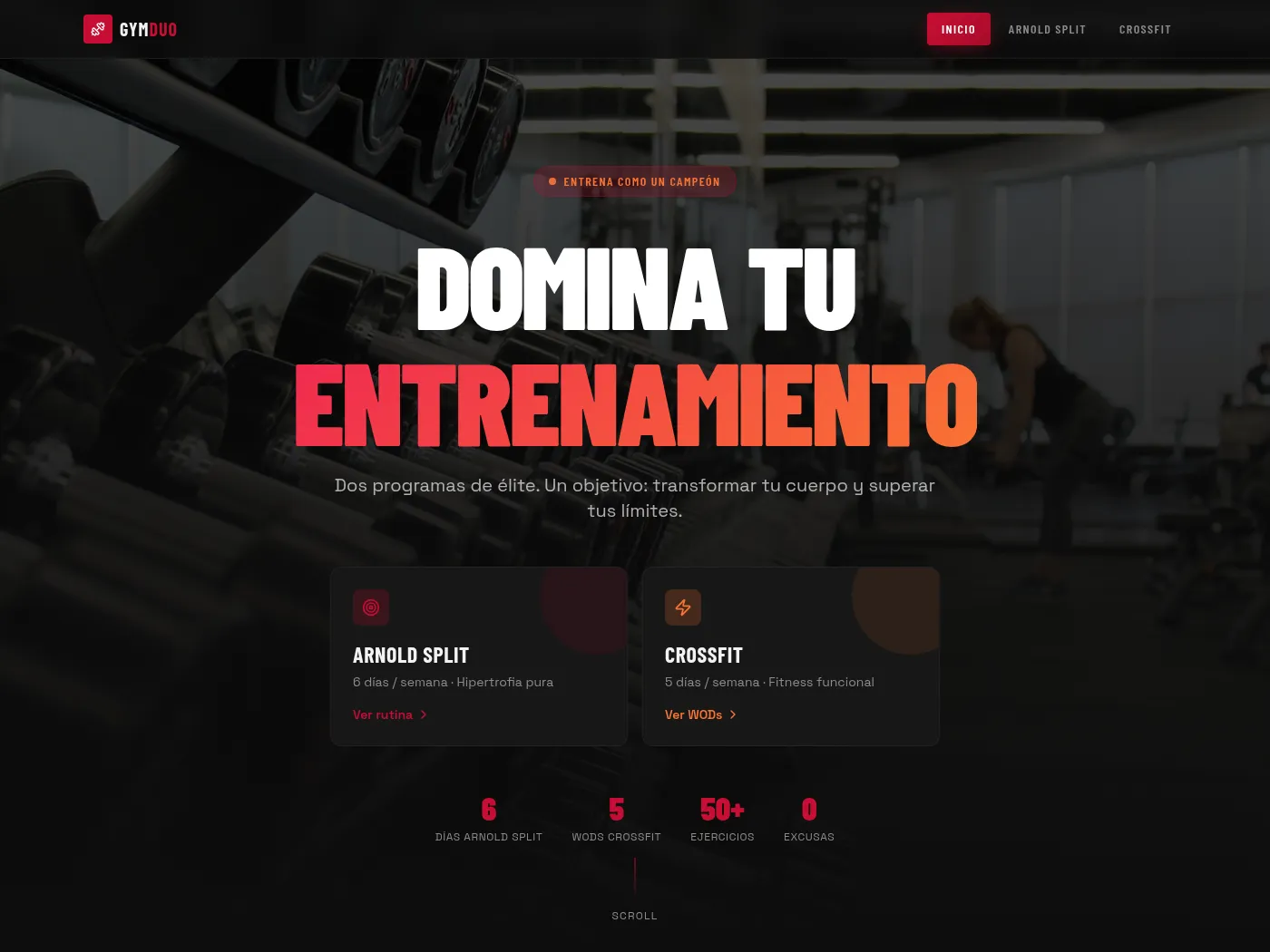 Gym Duo Training Hub