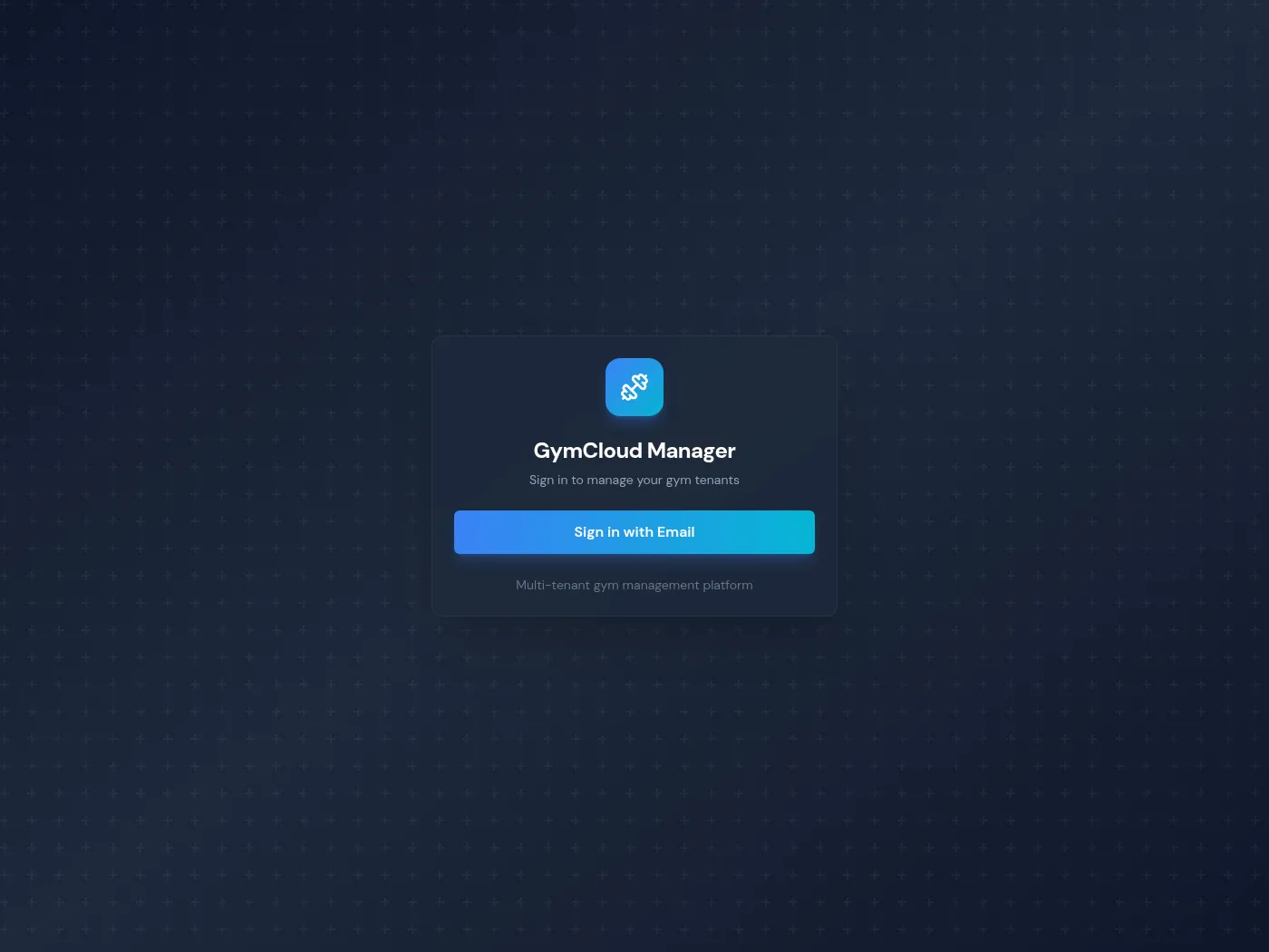 GymCloud Manager