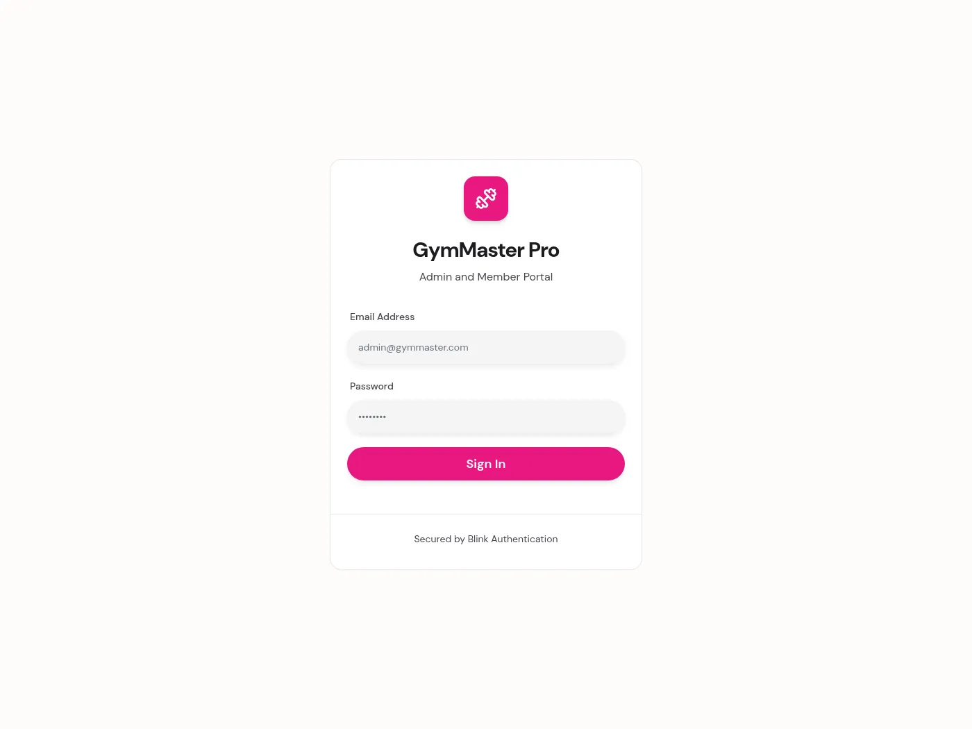 GymMaster Pro