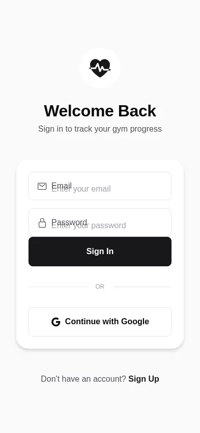 GymPal Mobile Tracker