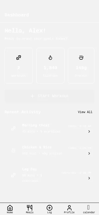 GymPal Fitness Tracker