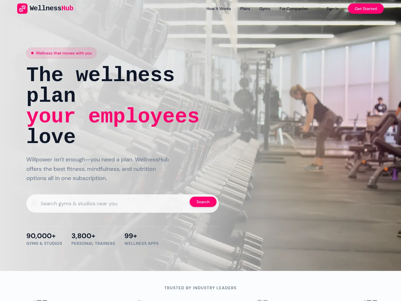GymPass Clone Website
