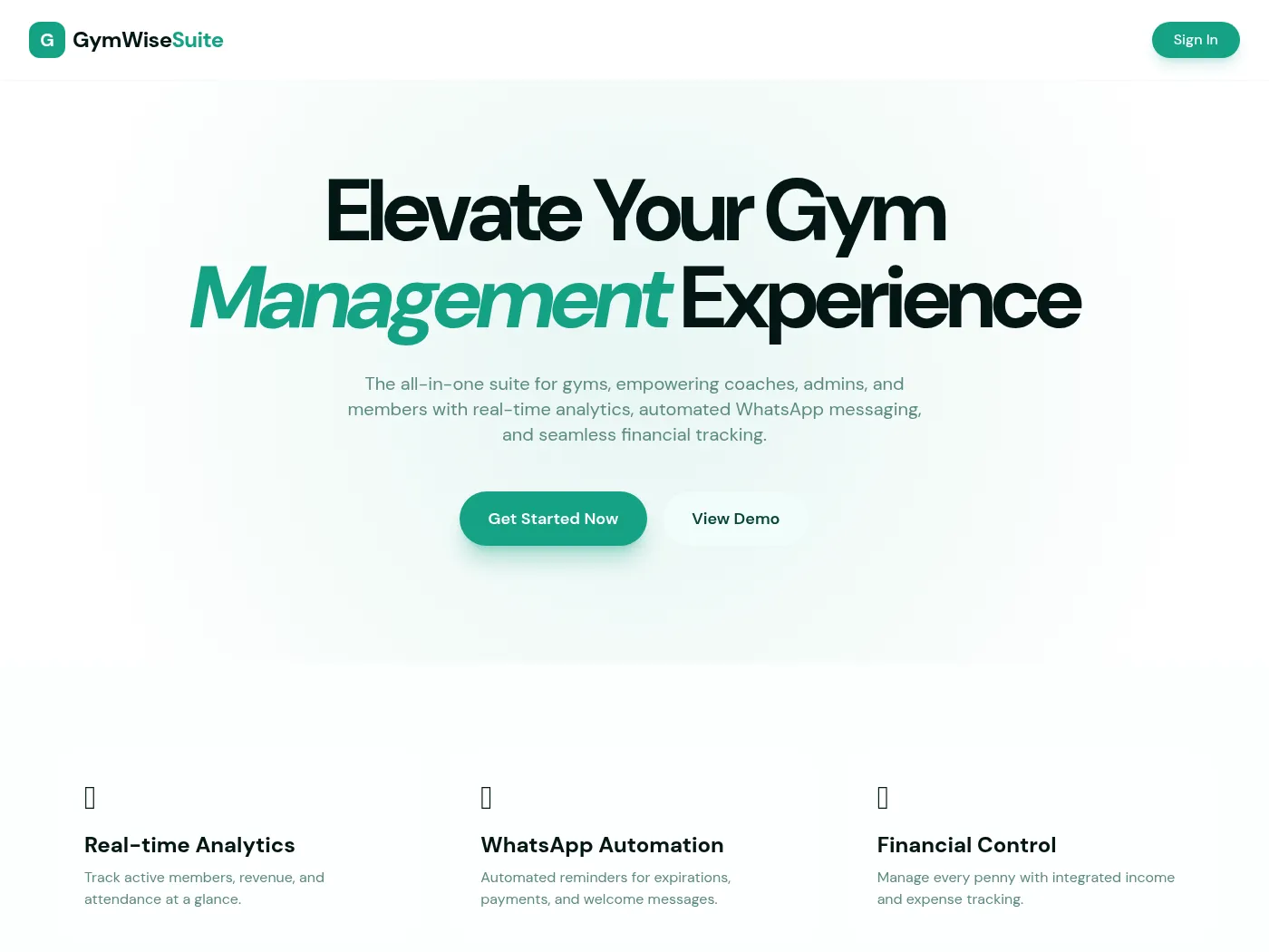 GymWise Suite