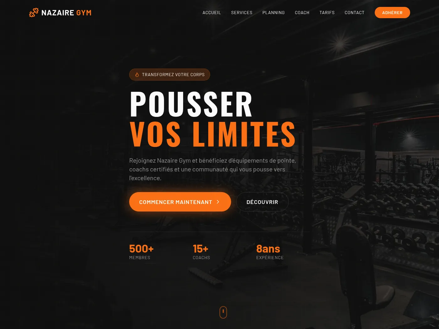 GymZone Website