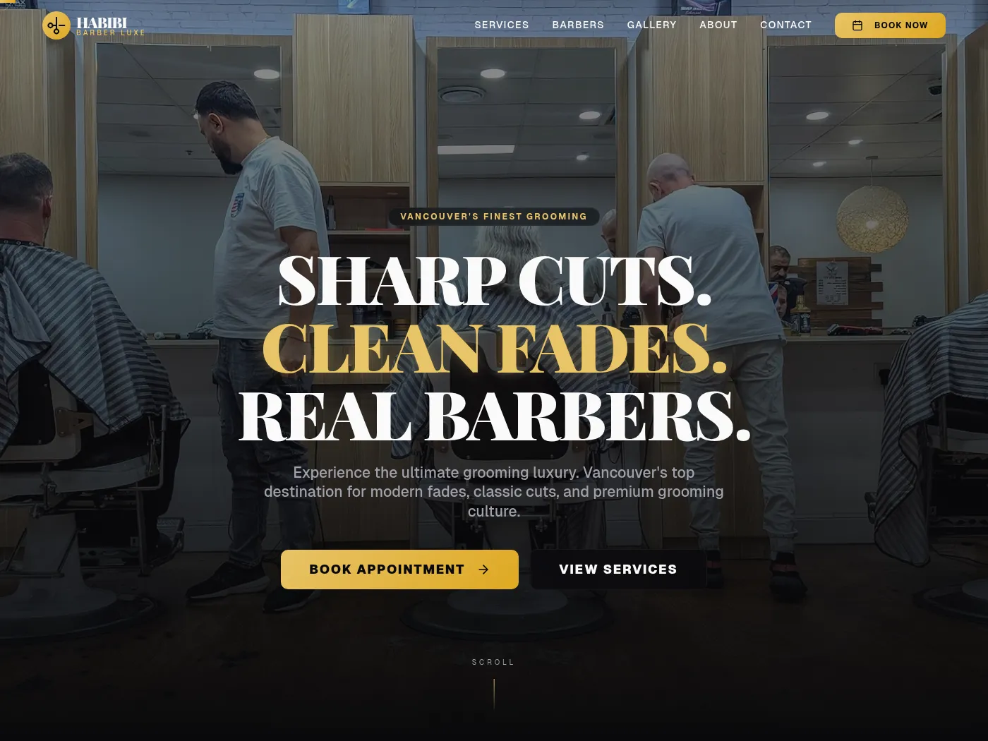 Habibi Barber Luxe Site