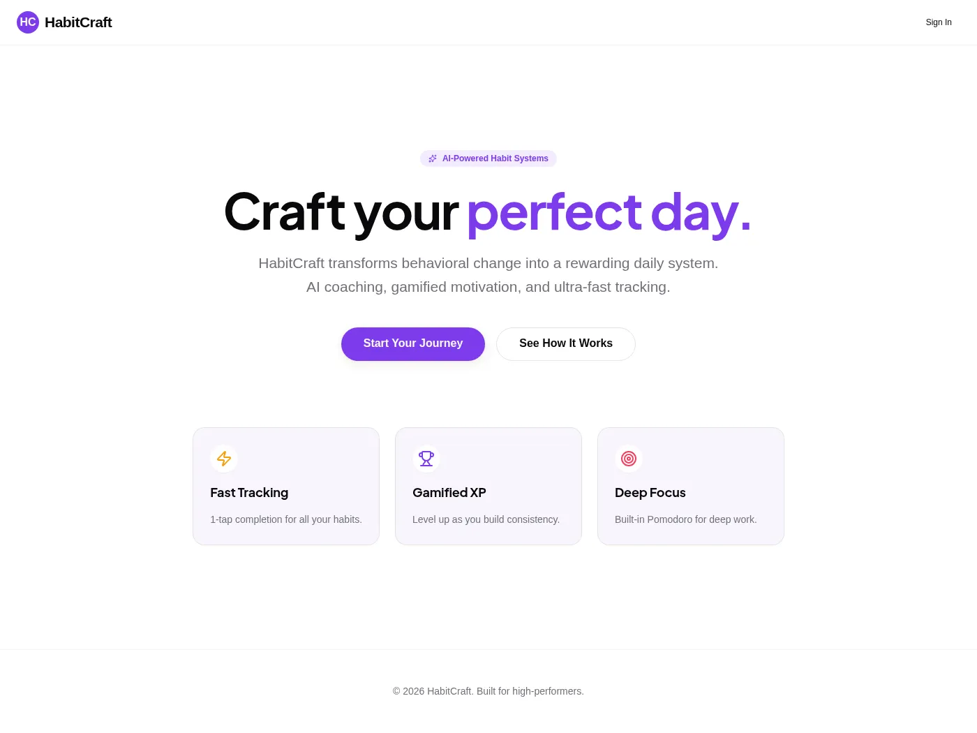 HabitCraft
