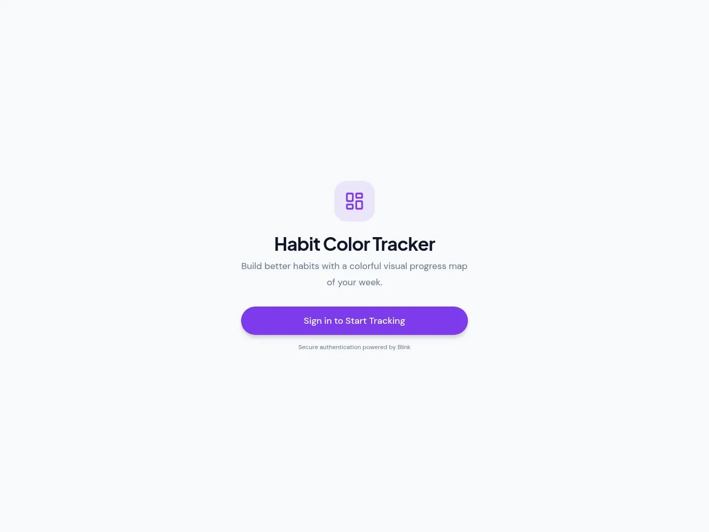 Habit Color Tracker