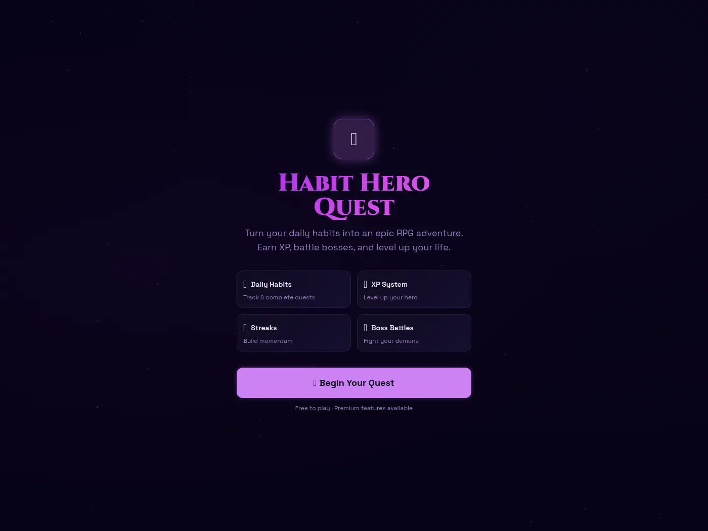 Habit Hero Quest