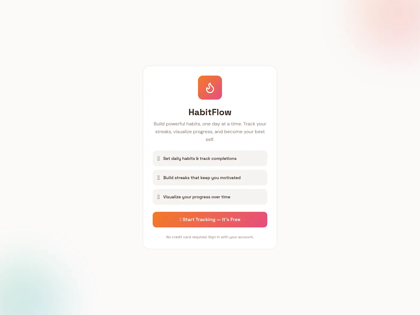 Habit Progress Tracker