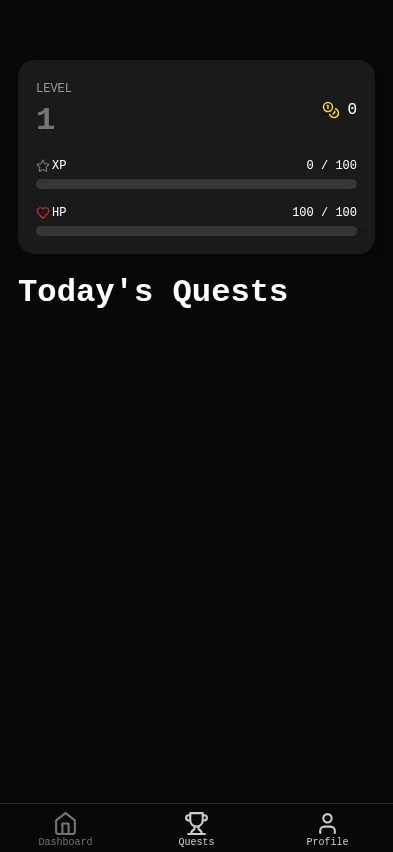 Habit Quest UI