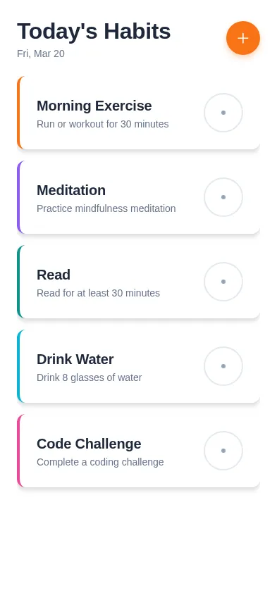 Progress Habit Tracker