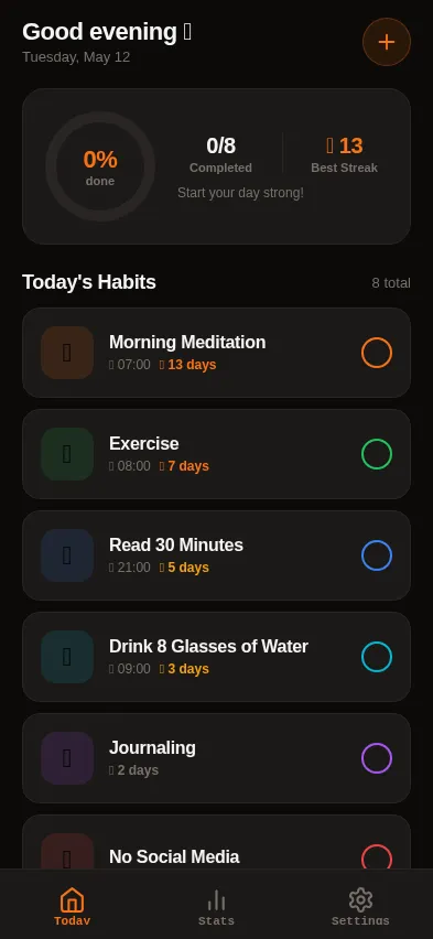 StreakHabit Tracker