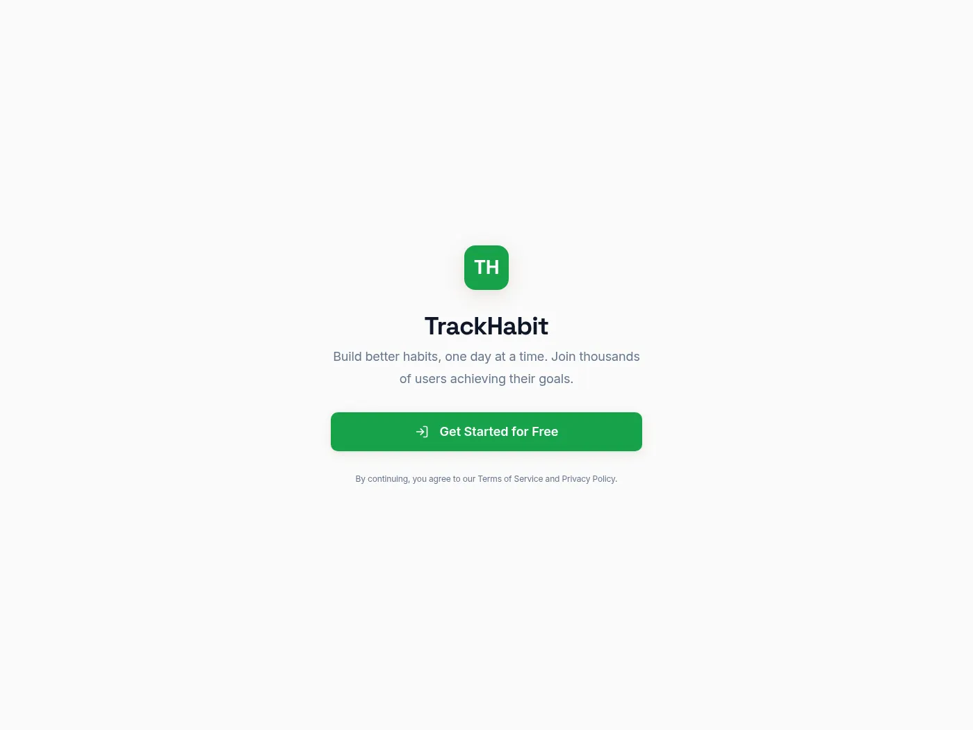 TrackHabit App