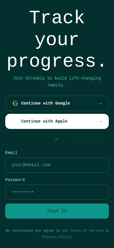 Streakly Habits