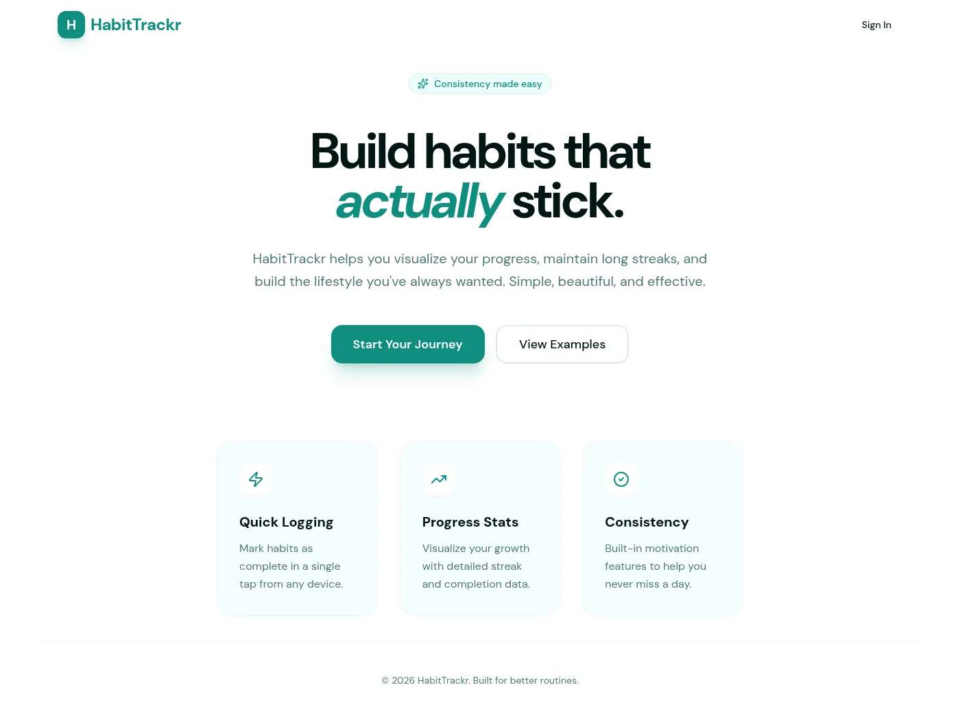 HabitTrackr