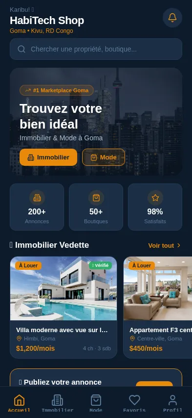 HabiTech Shop App (Remix)