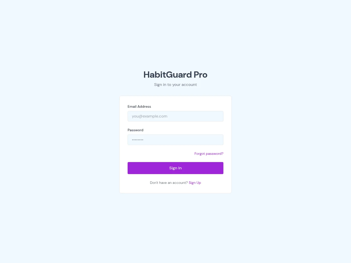 HabitGuard Pro