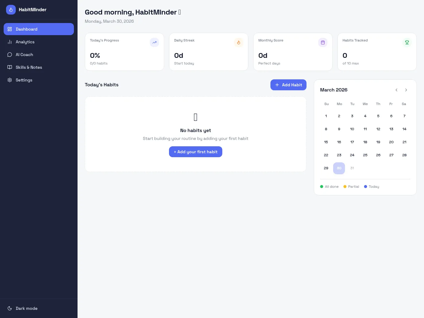 HabitMinder Pro