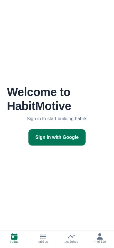 HabitMotive Mobile