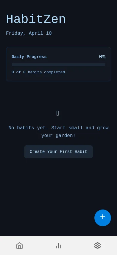 HabitZen Mobile Tracker