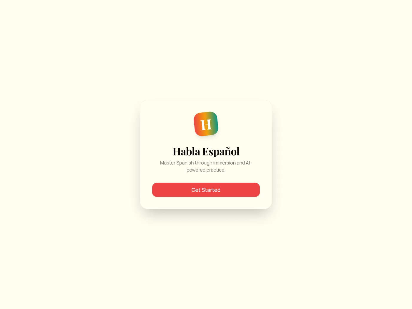 Habla Español App