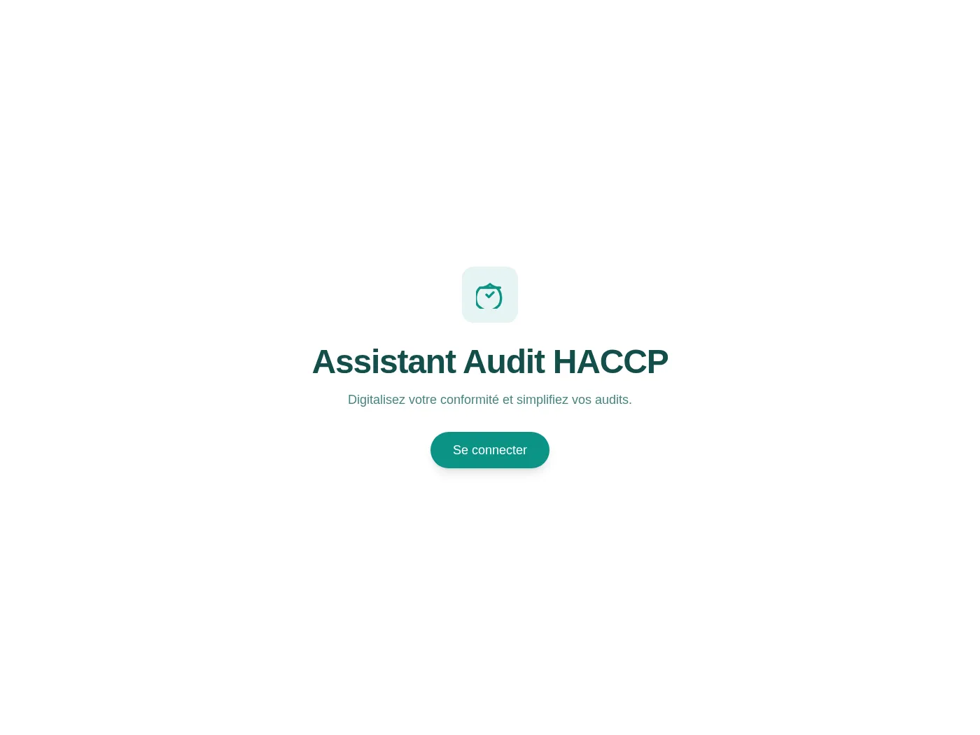 HACCP Audit Assistant