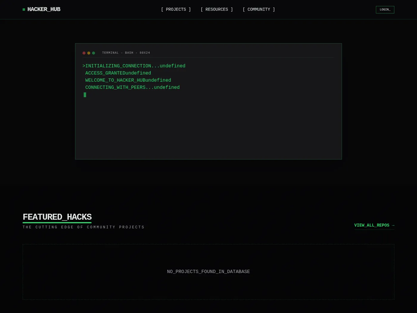Hacker Hub