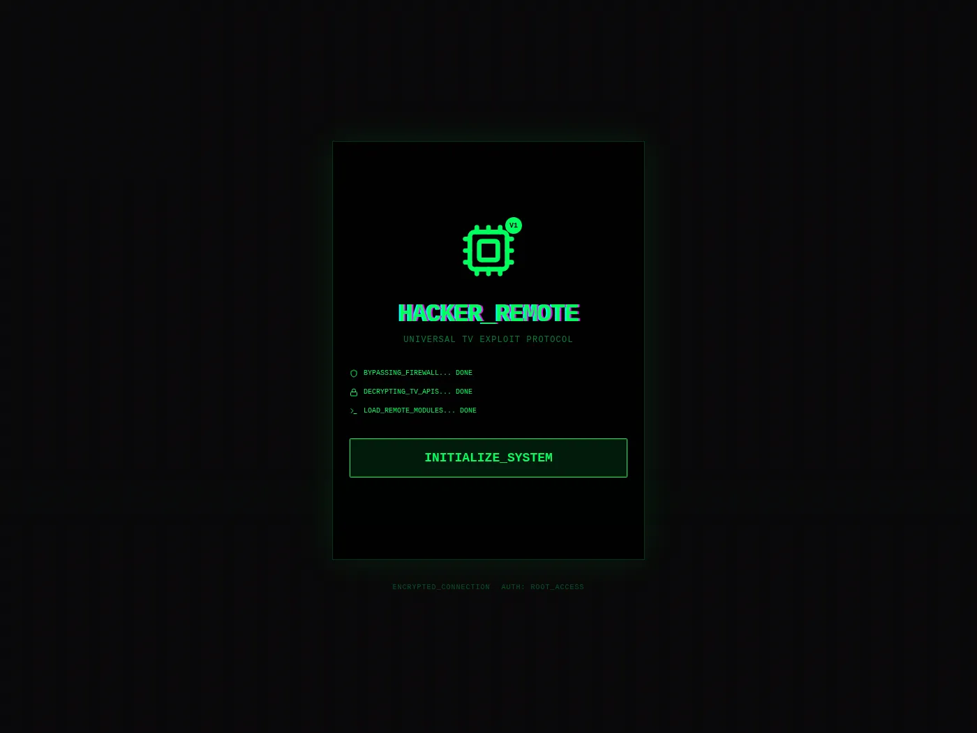 Hacker Remote Control