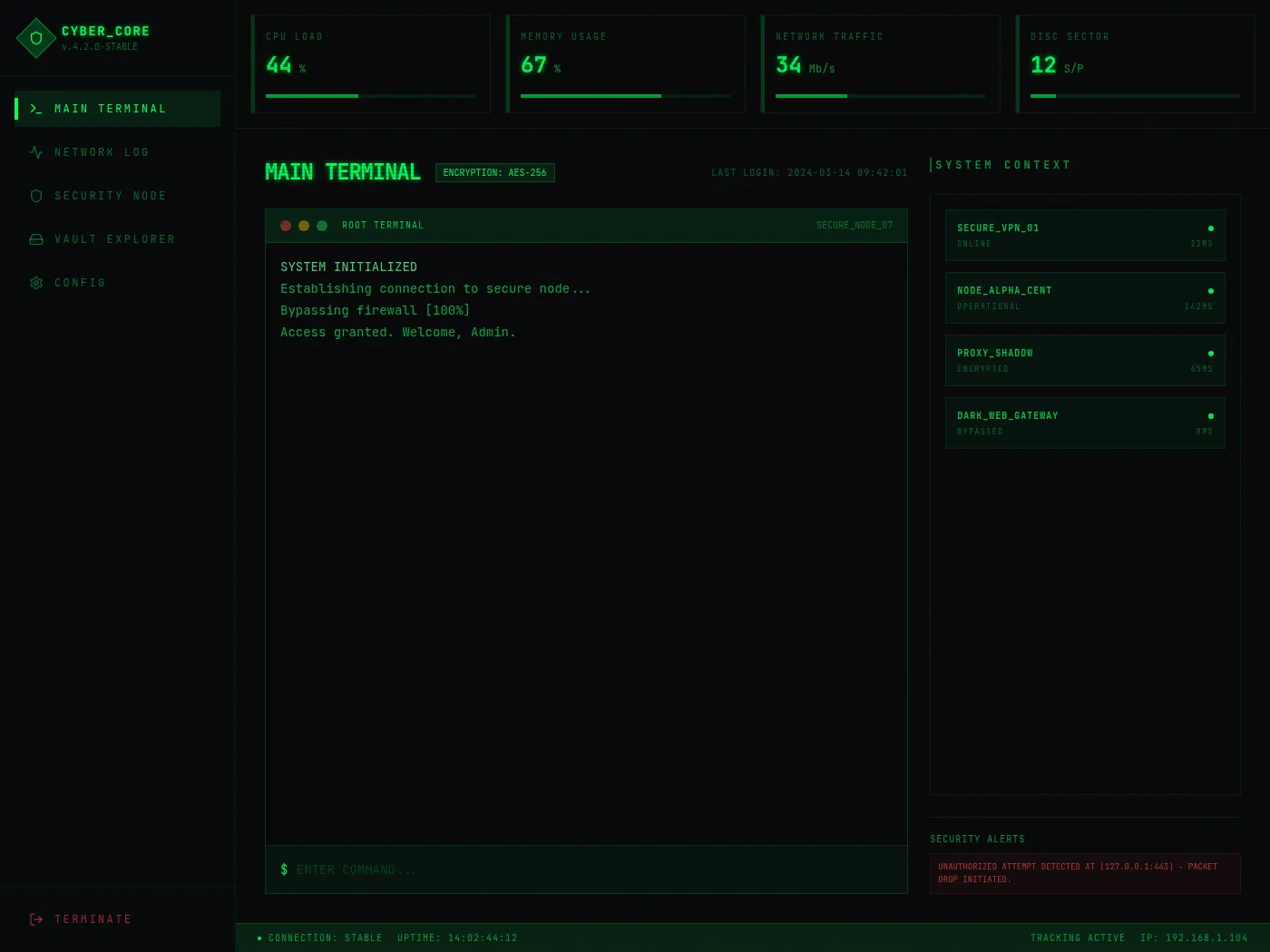 Hacker Site Clone