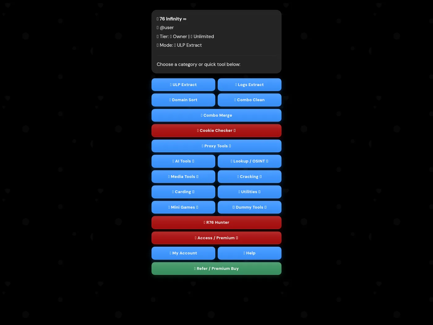 HackerBot TG UI