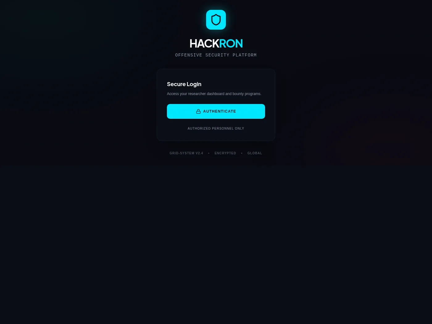 Hackron Cybersecurity Platform