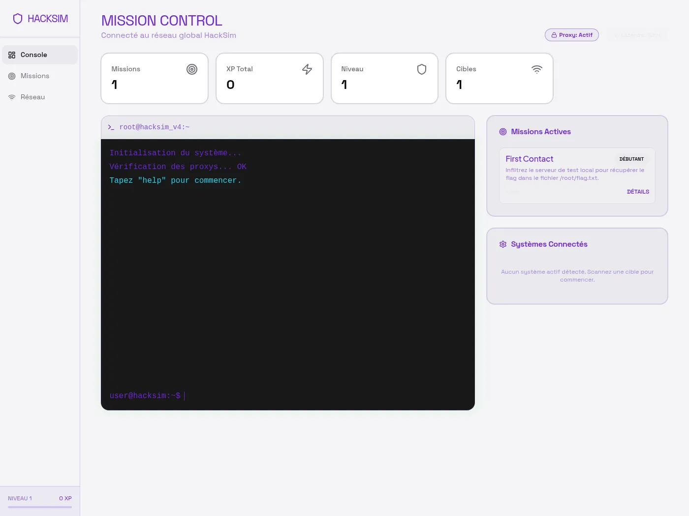 HackSim App