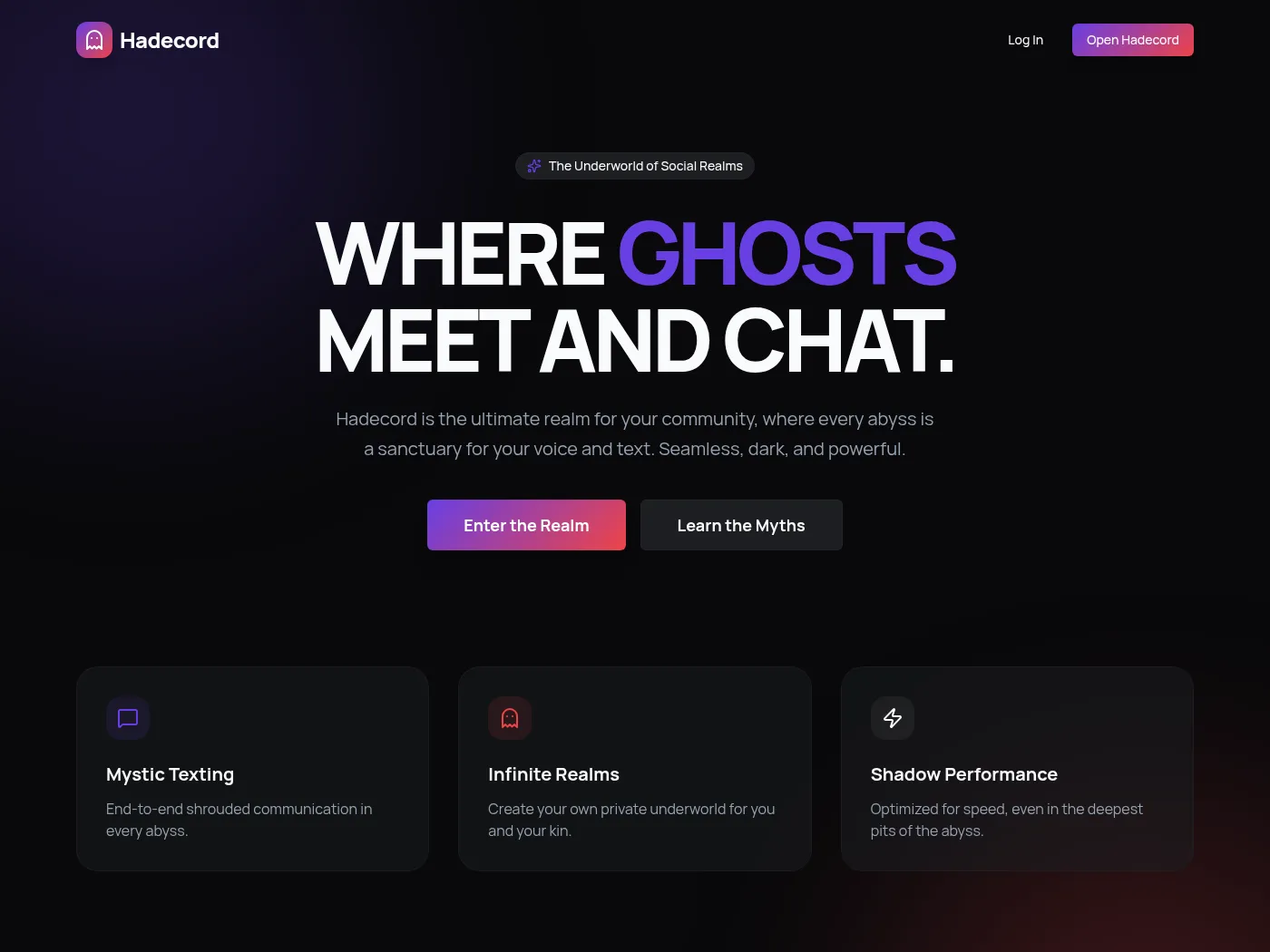 Hadecord Social Hub