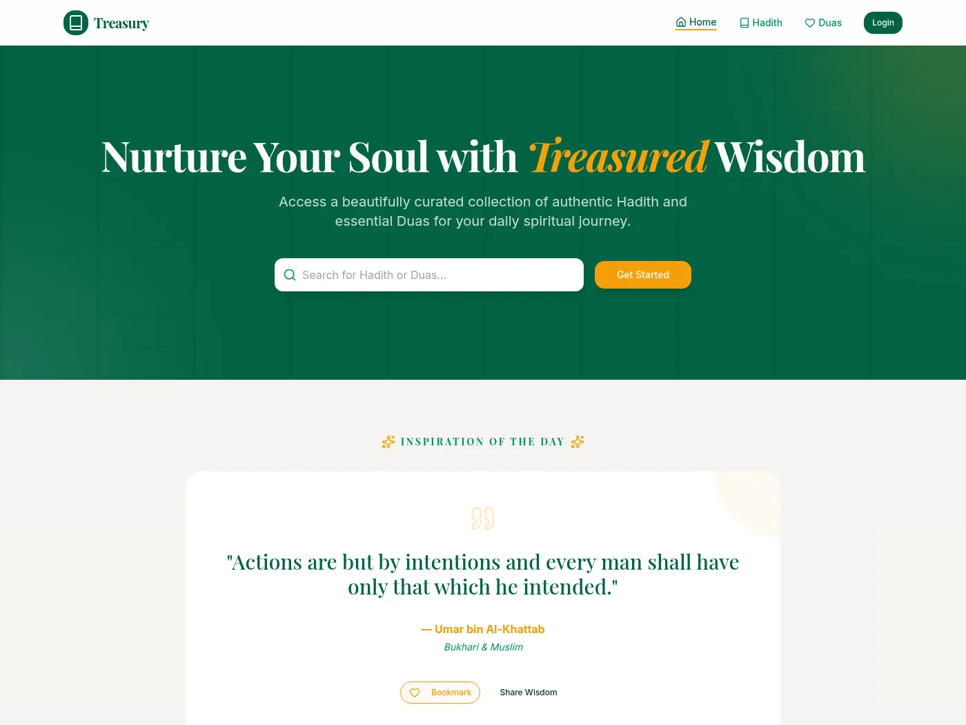 Hadis & Dua Treasury