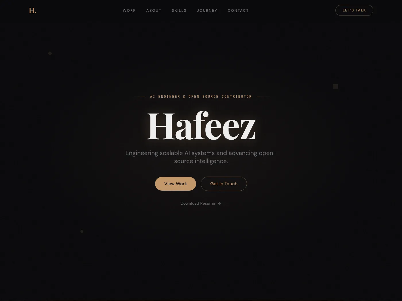 Hafeez Elite Portfolio