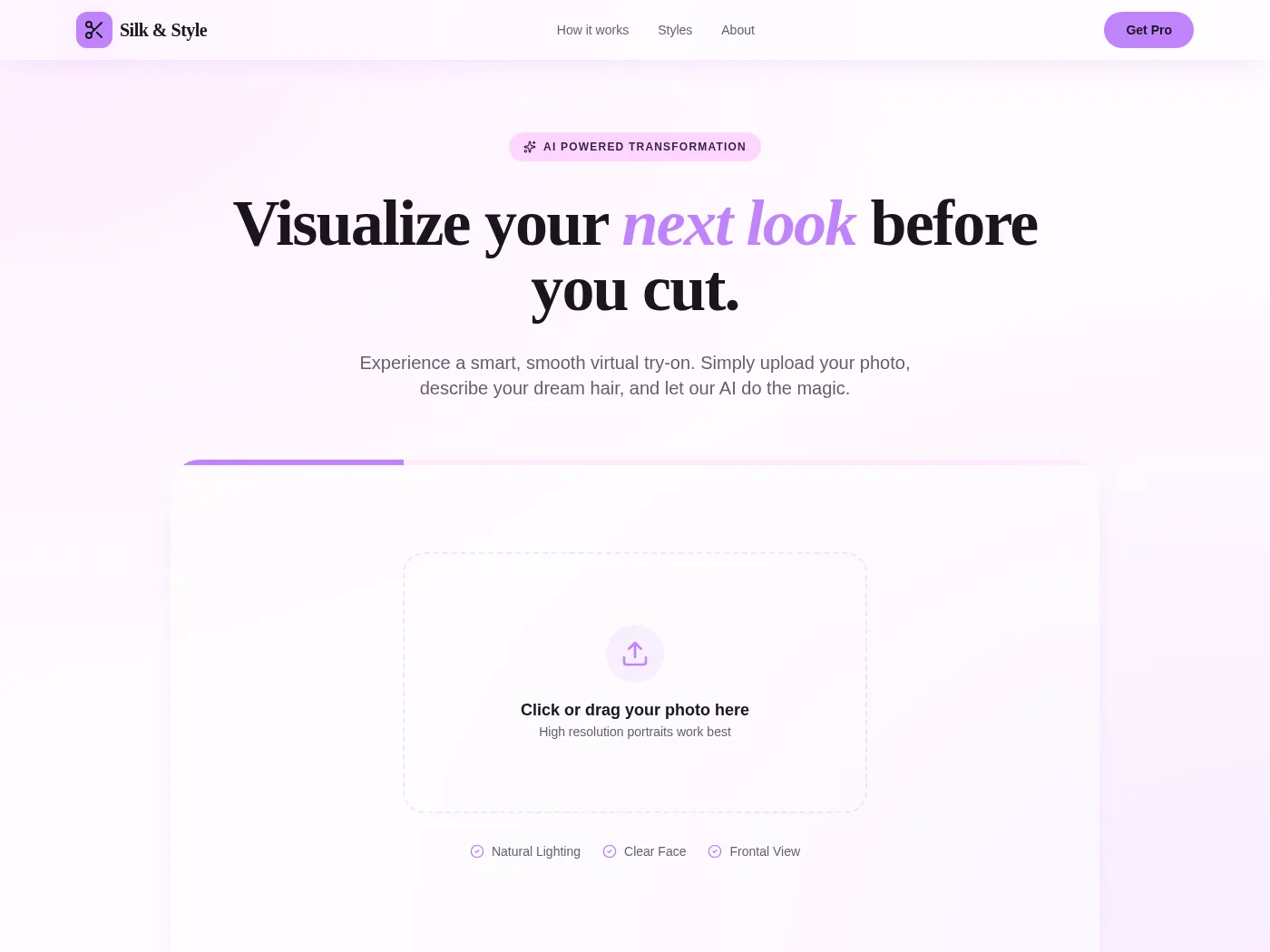 Virtual Hair Demo