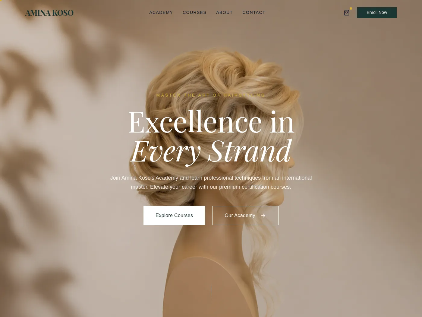 Amina Hair Courses Webshop
