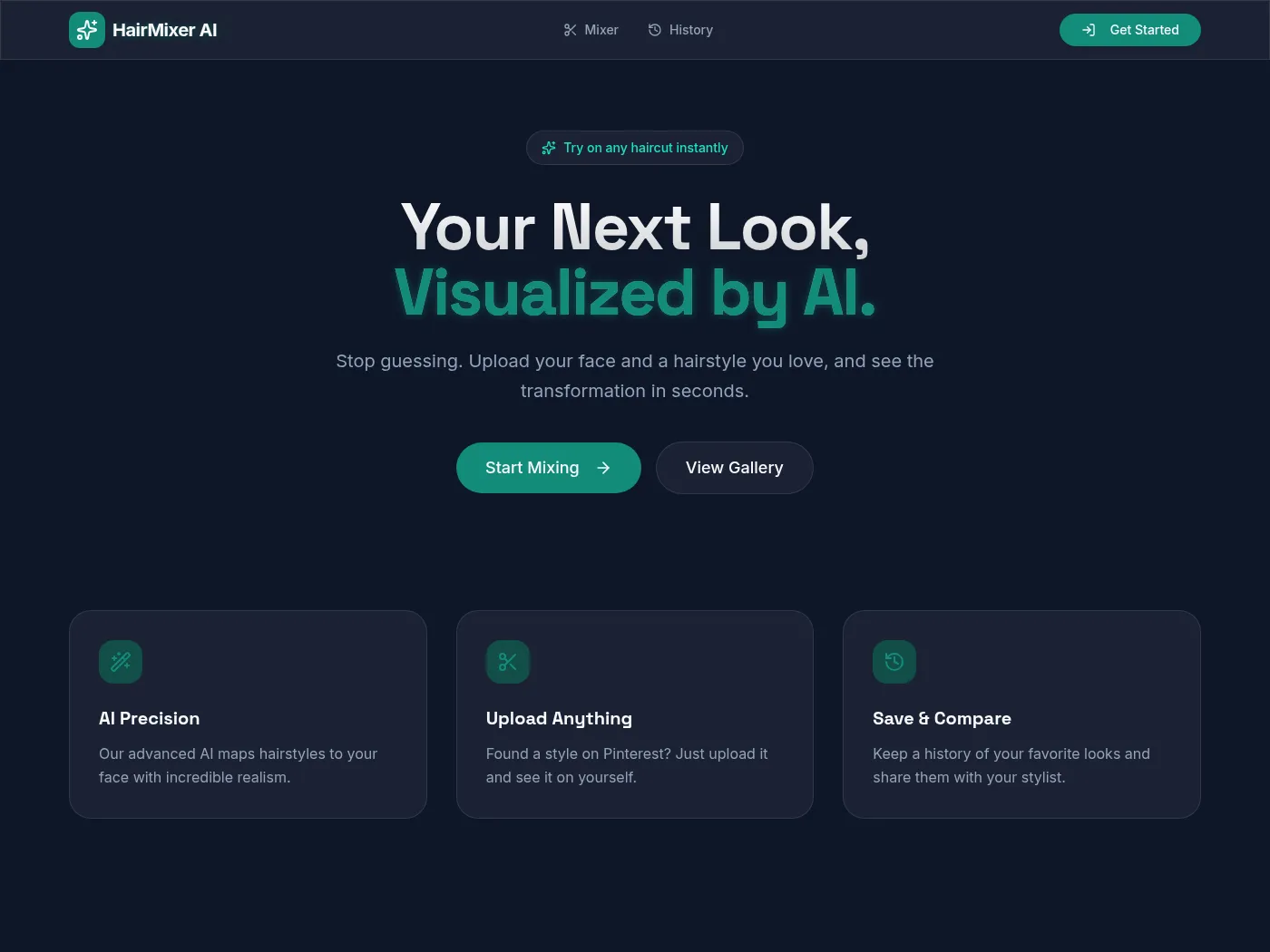 AI Haircut Mixer