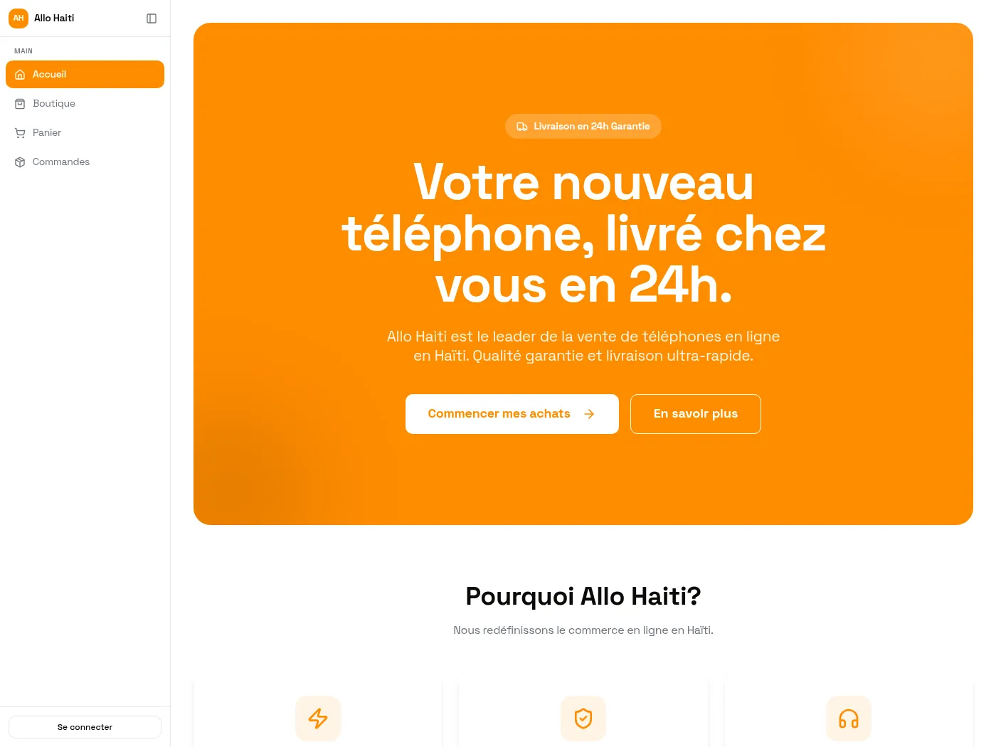 Haiti Phone Order App
