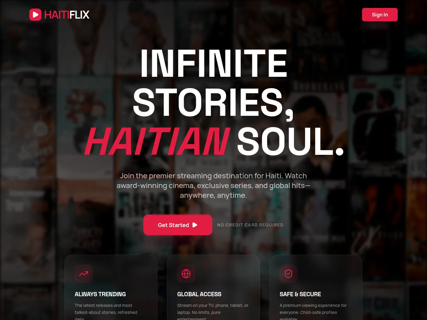HaitiFlix Streaming Clone