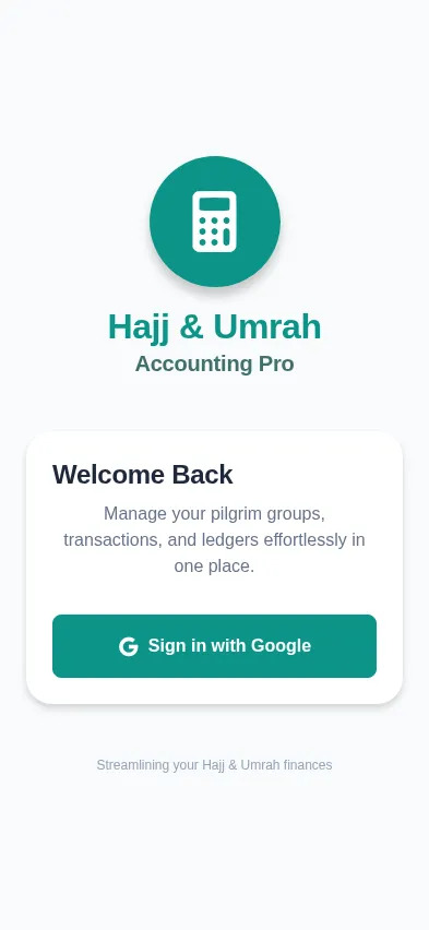 HajjUmrah Accounting App