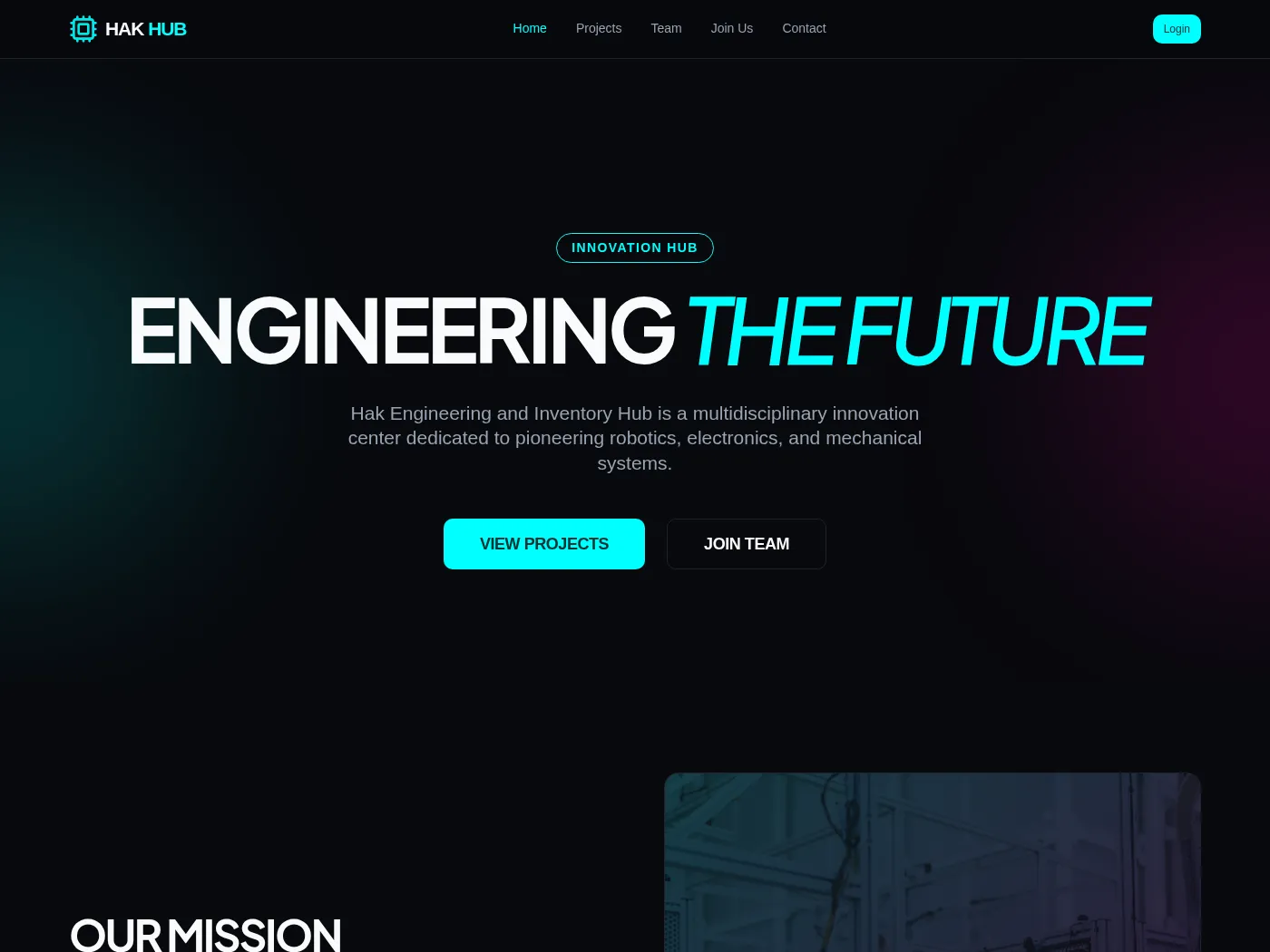 Hak Innovation Hub Portal