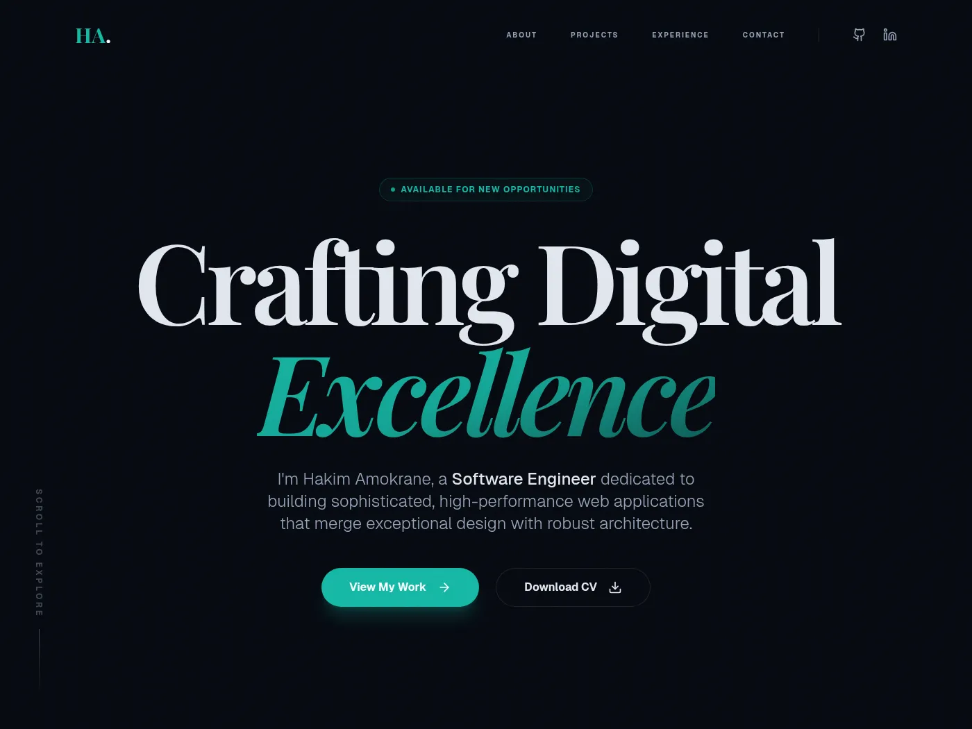Hakim Amokrane Portfolio