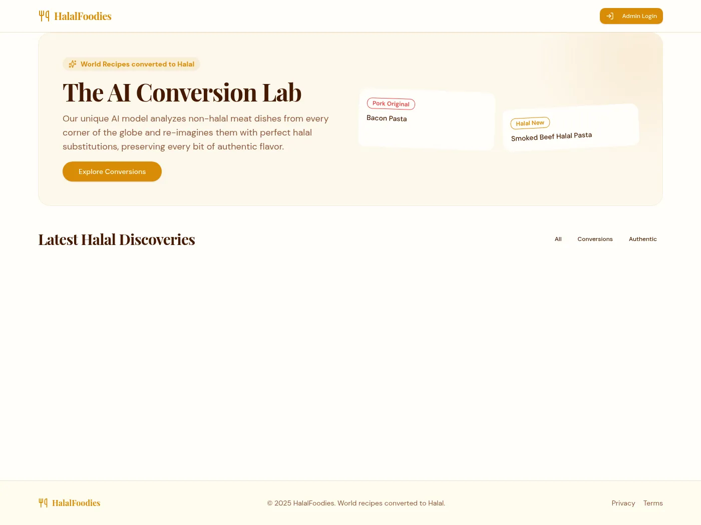 Halal Recipe AI Blog