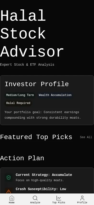 Halal Stock Advisor AI