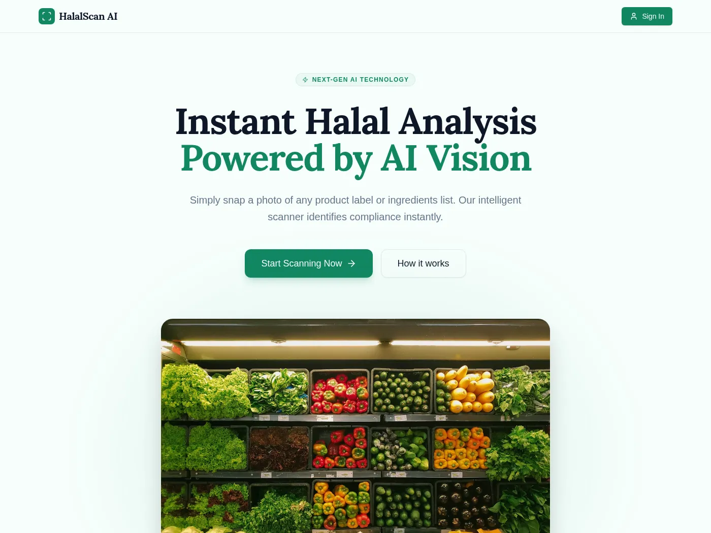 Halal Scanner AI