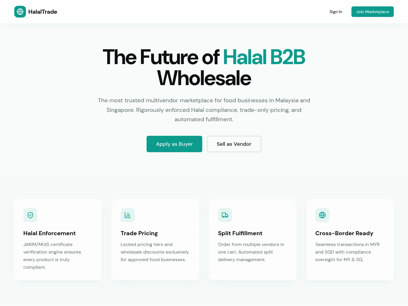HalalTrade Marketplace