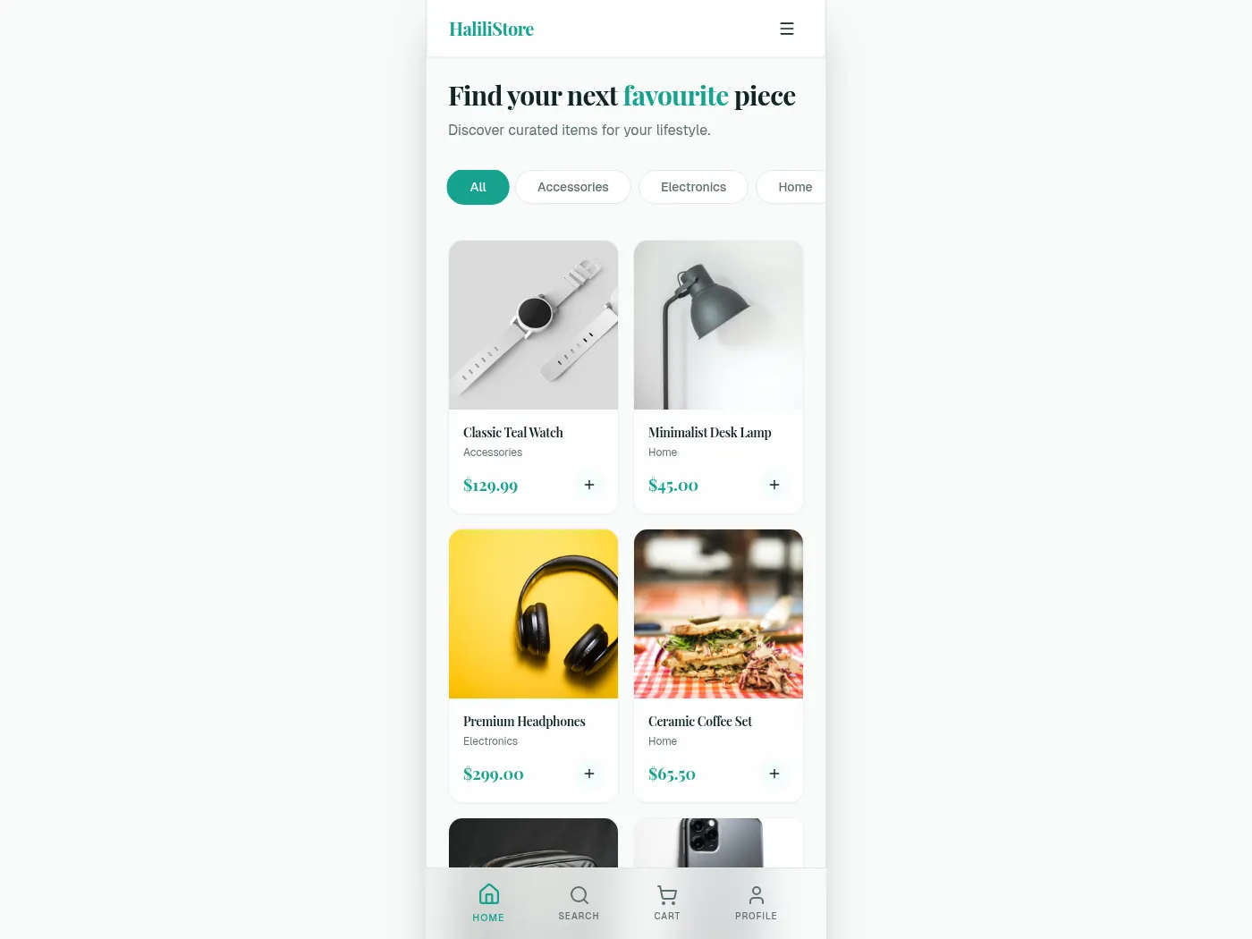 HaliliStore E-Commerce App