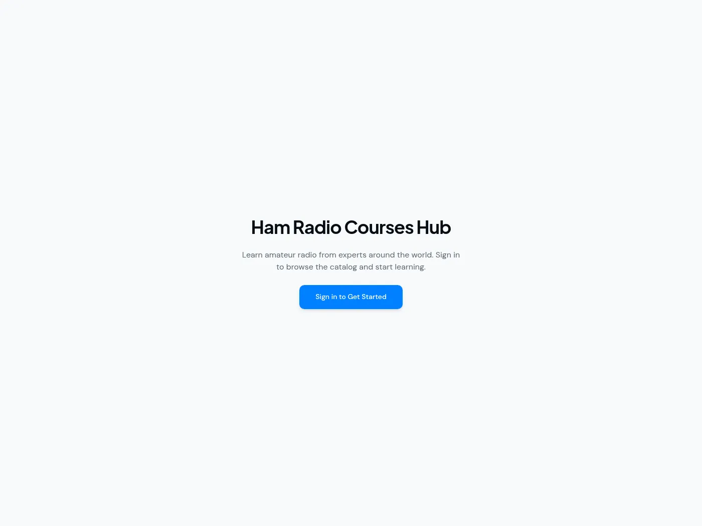 Ham Radio Courses